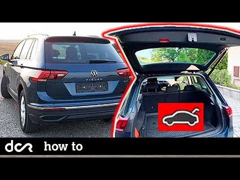 How to open the trunk of the Volkswagen Tiguan in an emergency (With video)