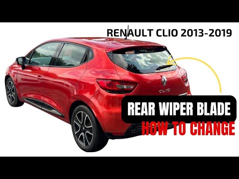 How to replace the rear windshield wiper of the Renault Clio 4 ...