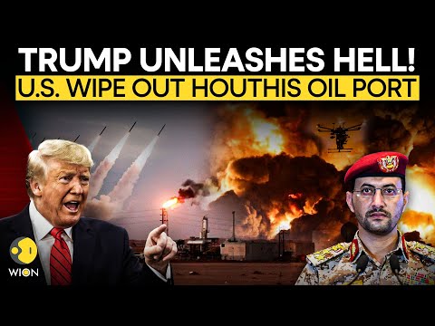 US-Houthis War LIVE: Caught On Camera! US Wipe Out Houthis Oil Port ...