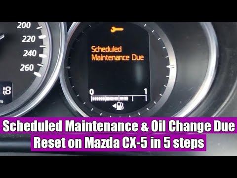 Mazda Cx 5 Oil Change Light