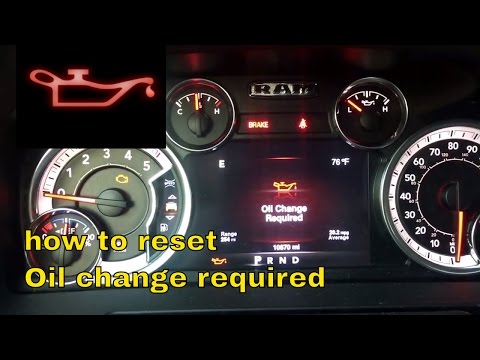 Come eseguire il reset della spia dell'olio su Dodge RAM 1500 EcoDiesel ...