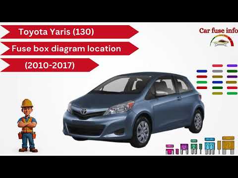 Posizionamento e layout dei fusibili della Toyota Yaris - Toyota Yaris (Xp130)