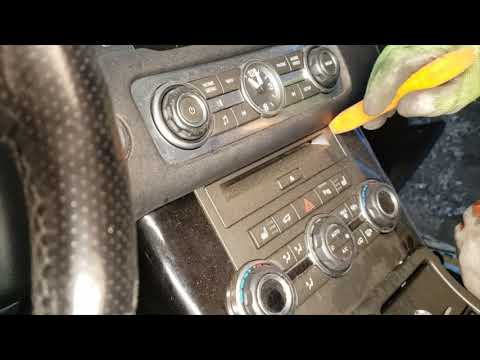 How to disassemble the center console in the Land Rover Range Rover ...