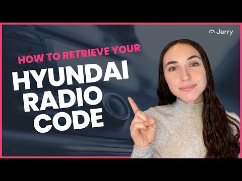 How to recover the Hyundai radio code (with video)