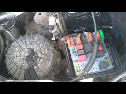 Posizionamento della scatola dei fusibili esterna del Fiat Ducati - Peugeot Boxer - Fiat Ducato ...