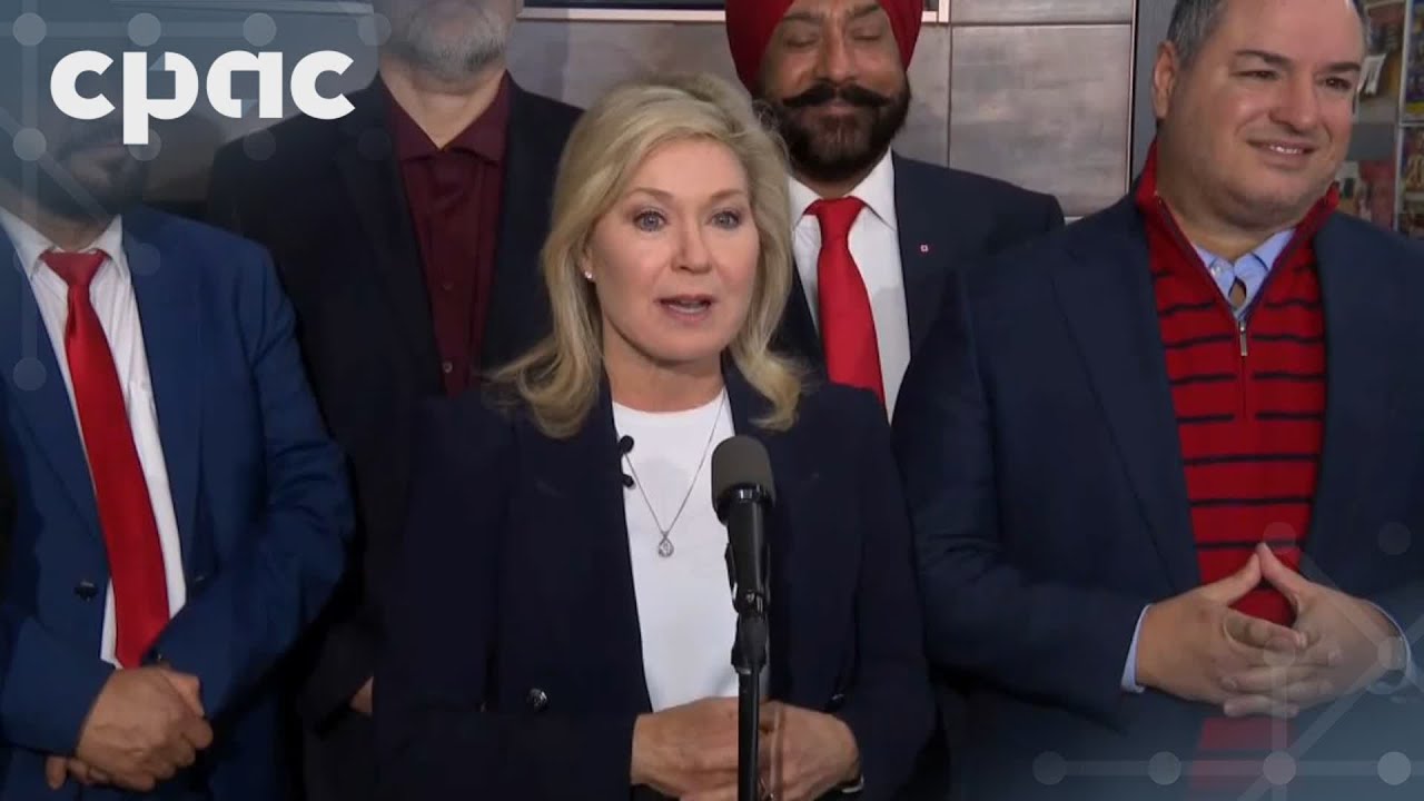 Ontario Liberal Leader Bonnie Crombie makes a campaign stop in Brampton ...