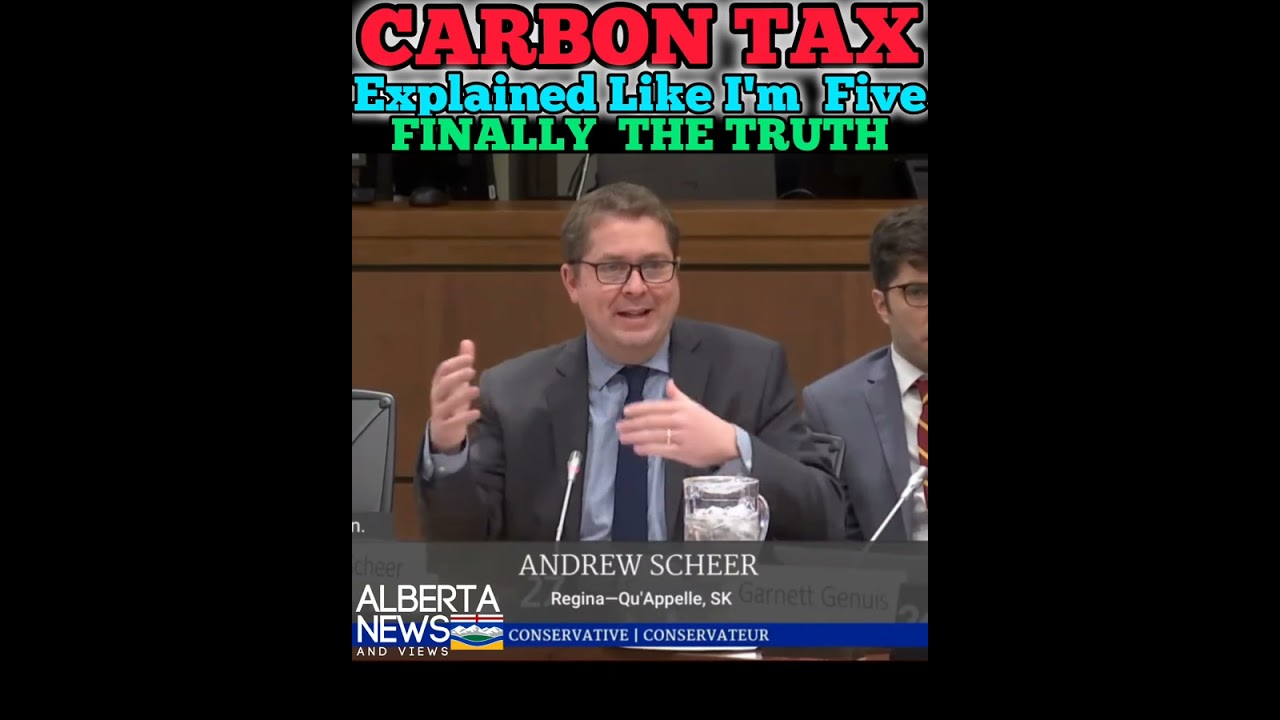 TRUTH Andrew Scheer finally debunks & EXPOSES the Carbon Tax Rebate Scam