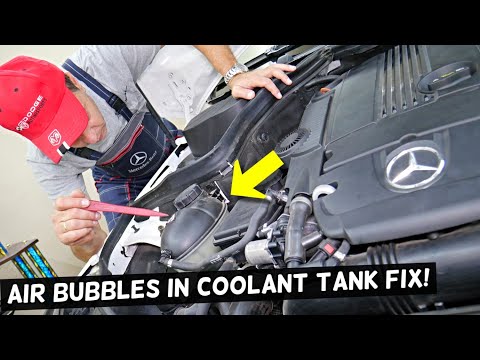 How to top up the coolant on the Mercedes C-Class (With video)