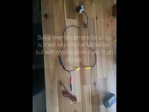 Guide to installing the rear camera of the Renault Clio (with video)