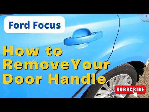 How to replace the external door handle of the Ford Focus (with video)