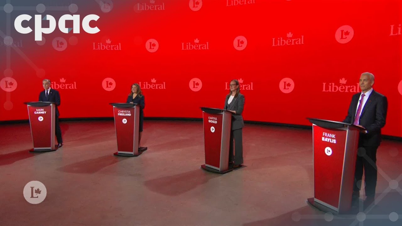 Debat en francais de la course a la chefferie du Parti liberal 24 fevr 2025