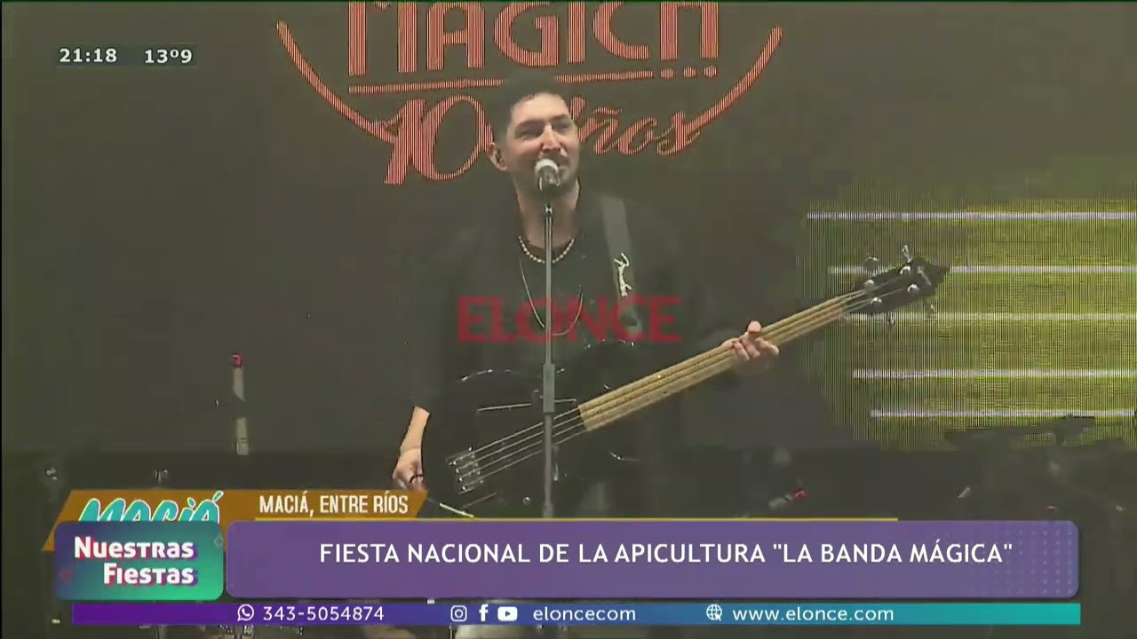 La Banda Mágica fue la primera que se presentó en la noche del sábado | Elonce.com