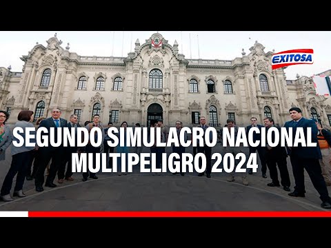 🔴🔵Segundo Simulacro Nacional Multipeligro 2024