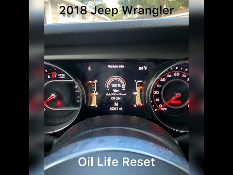 Come resettare la spia dell'olio della Jeep Wrangler 2018 - Jeep Wrangler (MK 4, JL)