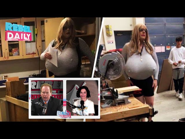 Wow Transgender Shop Teacher With Massive Prosthetic Breasts Given Paid