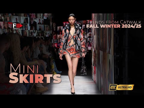 TRENDS from CATWALK I FALL WINTER 2024/25 I MINISKIRTS - Fashion ...