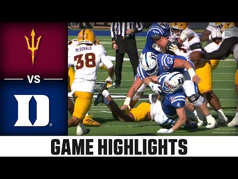 Arizona State vs. Duke Game Highlights | 2025 ACC Football - BVM Sports