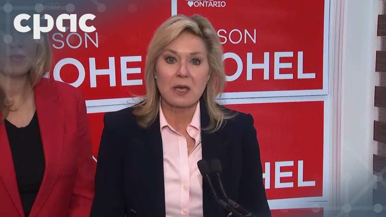 Ontario Liberal Leader Bonnie Crombie speaks on last day of campaign ...