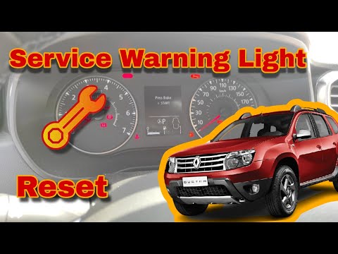 How do you reset a warning light in the Dacia Duster? (With video)