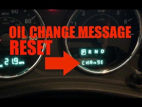 Come resettare la spia dell'olio nella Jeep Wrangler JK. - Jeep Wrangler (JK, MK 3)