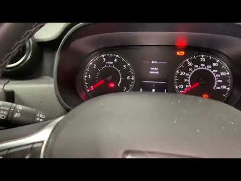 Resetting the service light on the Dacia Duster. (With video)