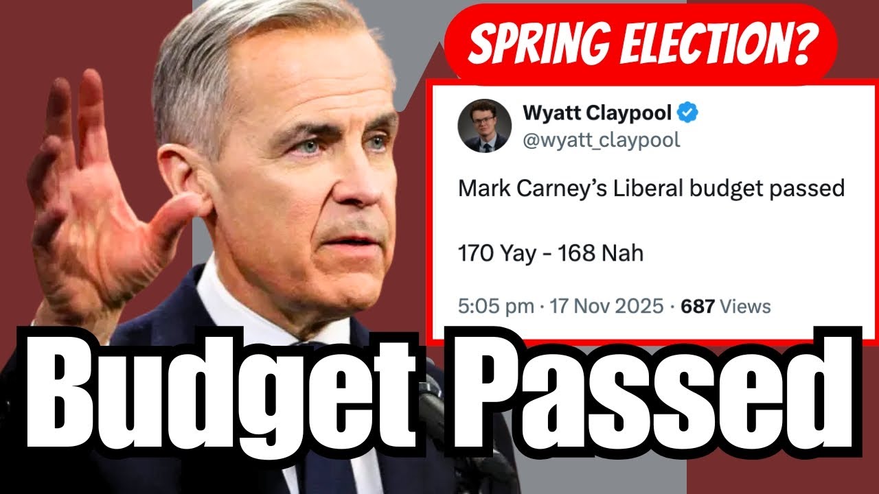 Liberal budget barely pass Setup to Spring 2026 election