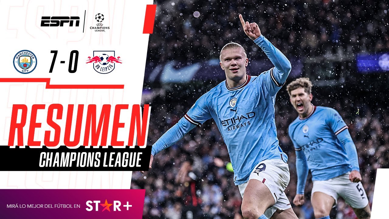 Man. City 7-0 RB Leipzig | Elonce.com