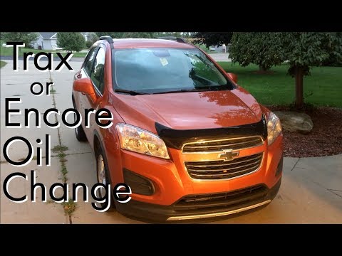 How to replace the motor oil and filter on a Chevy Trax. (With video)