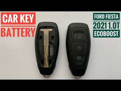 How to replace the battery of the Ford Fiesta 7 key. (with video)