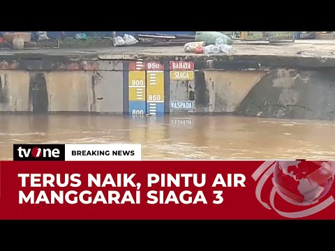 Kiriman Air dari Katulampa Bogor, Pintu Air Manggarai Berstatus Siaga 3 - tvOnenews