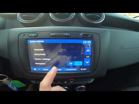 How to reset the Media Nav multimedia system of a Dacia Duster? (With ...