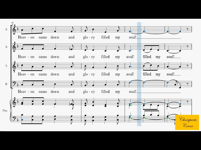 Heaven Came Down And Glory Filled My Soul The Best Sheet Music