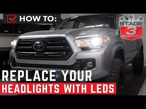 How to replace the Toyota Tacoma headlight bulb (With video)
