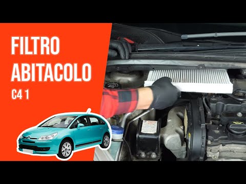How to replace the cabin filter on the Citroen C4 (with video)
