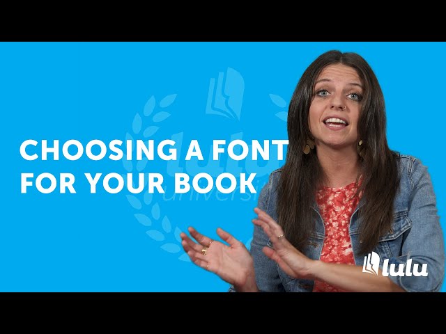 What Font Do Most Books Use Donnaink