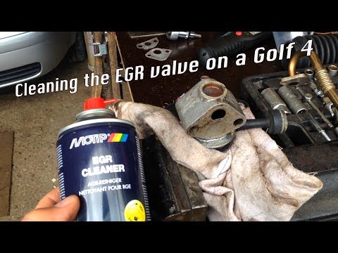 Austausch des AGR-Ventils des Volkswagen Golf 1.4 16V. (mit Video)