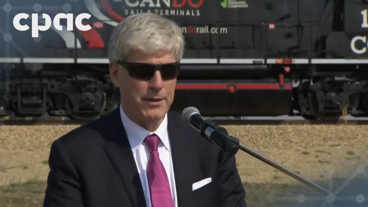 Minister Tim Hodgson announces 100M loan for Alberta rail terminal Sept ...