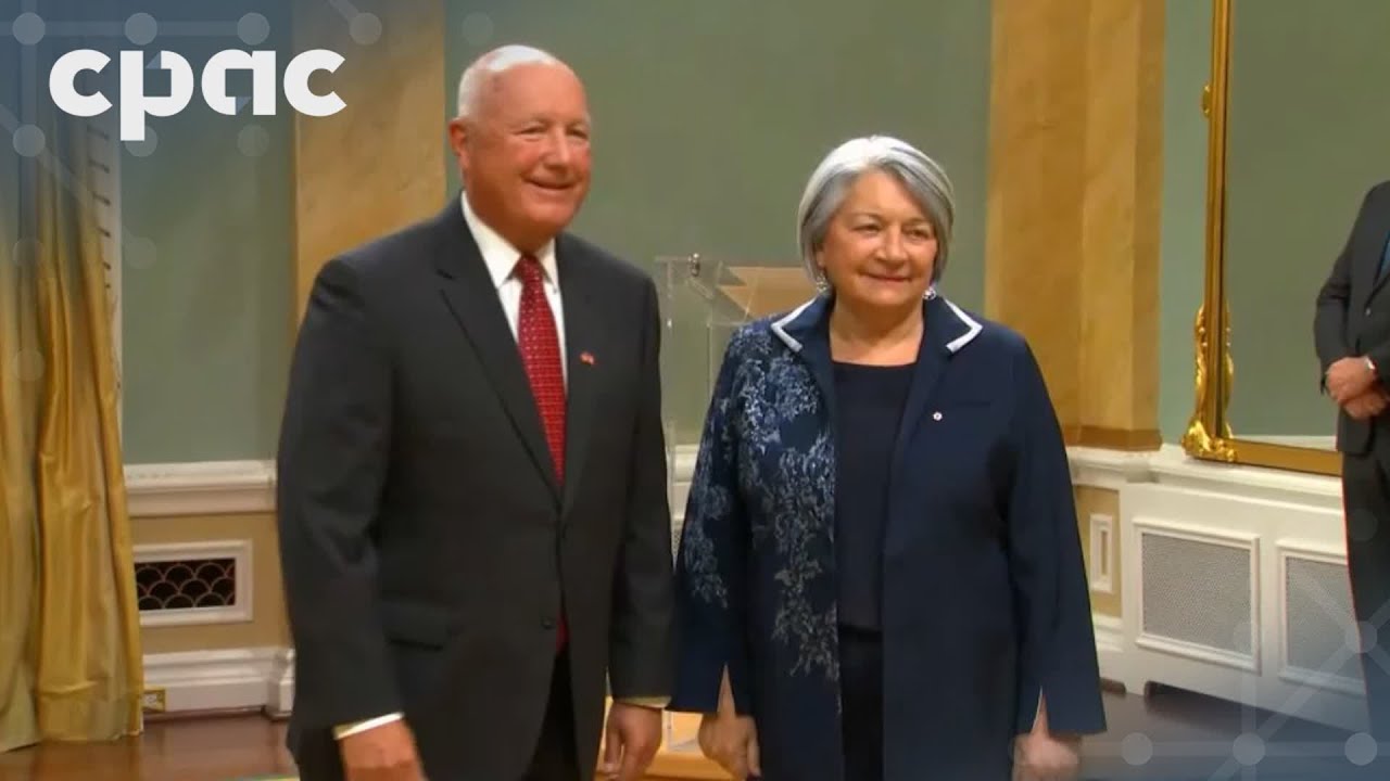 Governor General Mary Simon welcomes new heads of mission April 29 2025