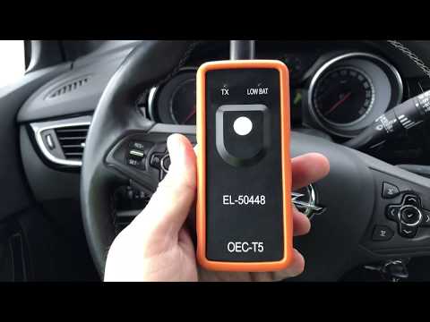 Opel Astra J Reifendruck Kontrollsystem Reset