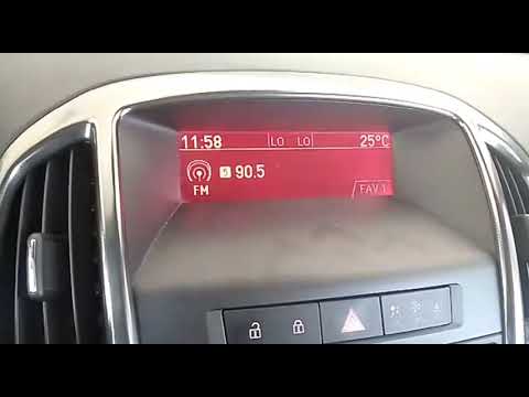 How to set the time on the Opel Astra display (with video)