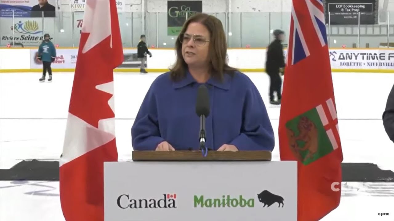 Manitoba Premier Heather Stefanson on new community centre in Lorette ...
