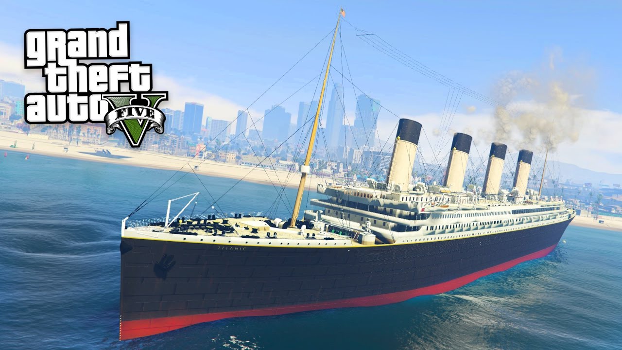 TITANIC!! (GTA 5 Mods) | FpvRacer.lt