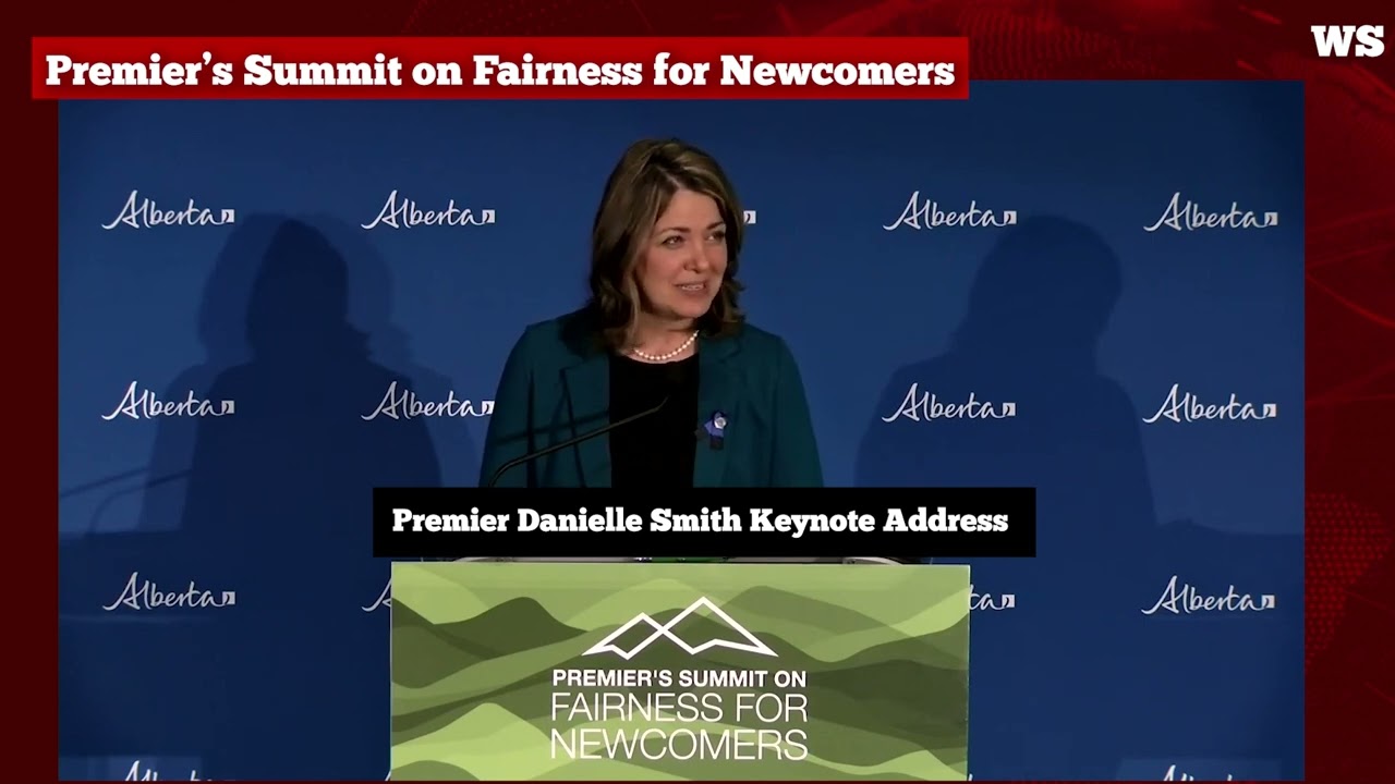 Smith says she is proud of increasing immigration to Alberta