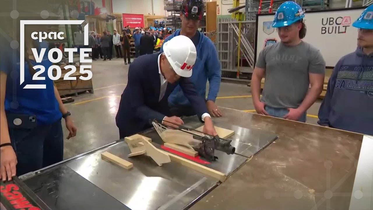 Mark Carney makes campaign stop in Vaughan Ont March 31 2025