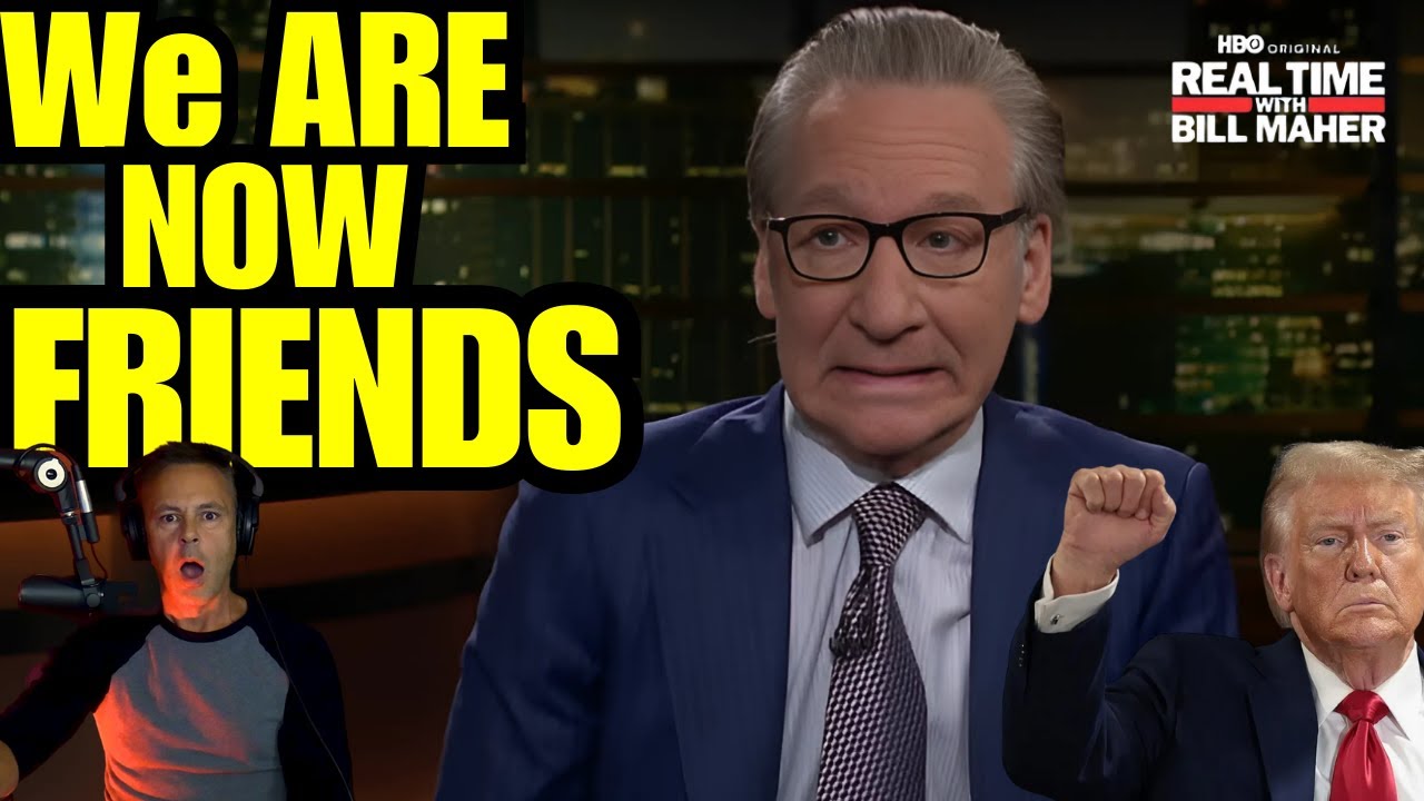 Crowd Goes Silent as Bill Maher Gets Emotional When Trump Embraced Him ...