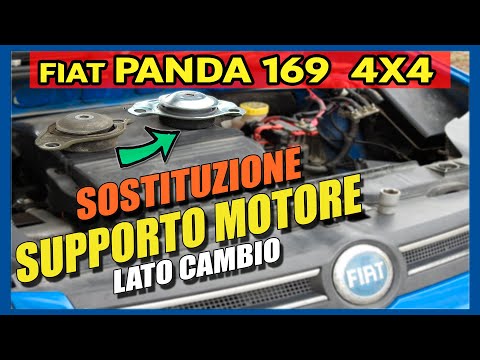 Replacement of the gearbox side engine mount of the Fiat Panda 169 ...