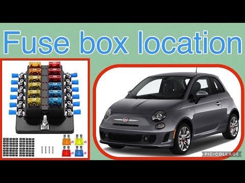 Schema e posizionamento dei fusibili della Fiat 500 (con video)