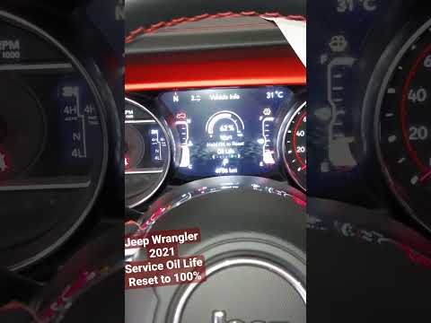 Come resettare la spia dell'olio della Jeep Wrangler 2021 - Jeep Wrangler (MK 4, JL)