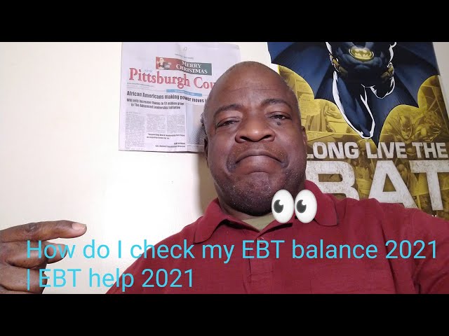 How To Check Your EBT Food Stamp Card Balance Online