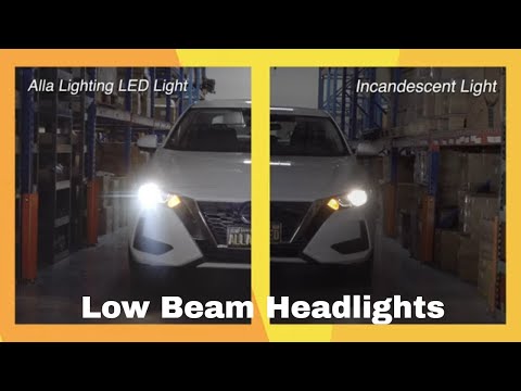 How to replace the front headlight bulbs in the Nissan Sentra? (with video)
